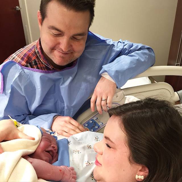 Polka-Dotty Place: Fletcher's Birth Story