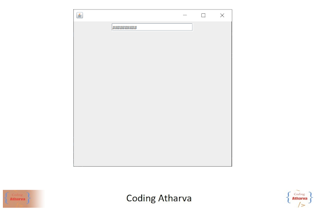 Practical 12: Write a program to demonstrate the use of JTextField and ...