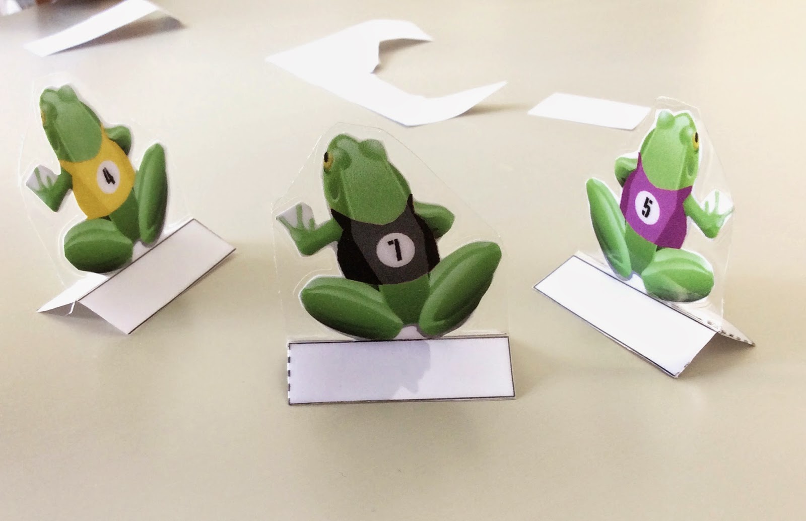 Louise et Arthur: GS. Course des grenouilles