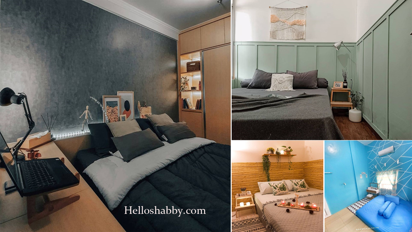 6 Desain Dinding Kamar Tidur Minimalis Kreatif 2021 ~ HelloShabby.com ...