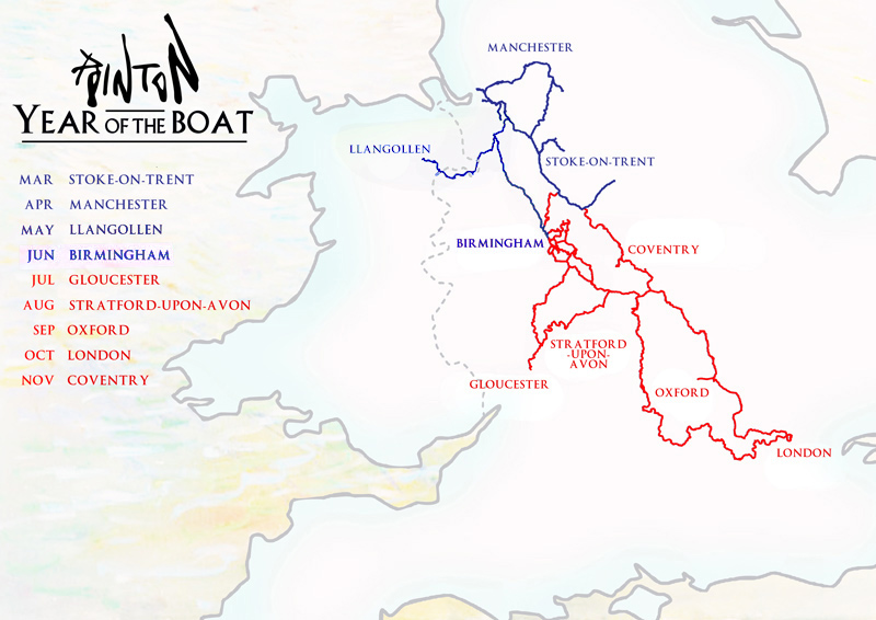 Year of the Boat: THE ROUTE