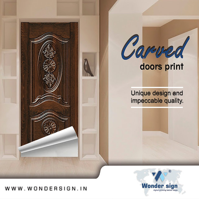 Wonder Sign | Laminate Door: Digital Door Paper Print | Digital Door ...