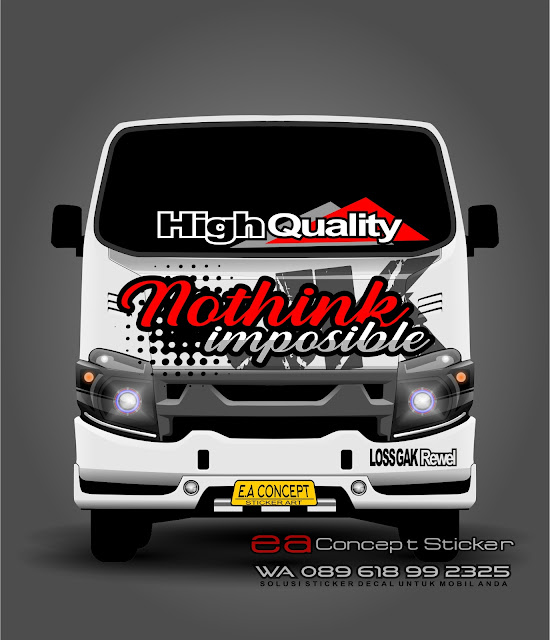 sticker modifikasi isuzu traga denpasar bali | CUTTING STIKER DI ...