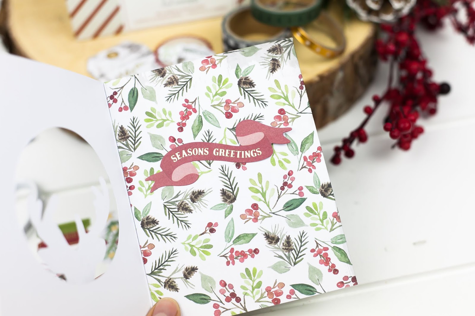 WINTER WONDERLAND I HOLIDAY CARD MAKING - Simple Reflections of my Everyday