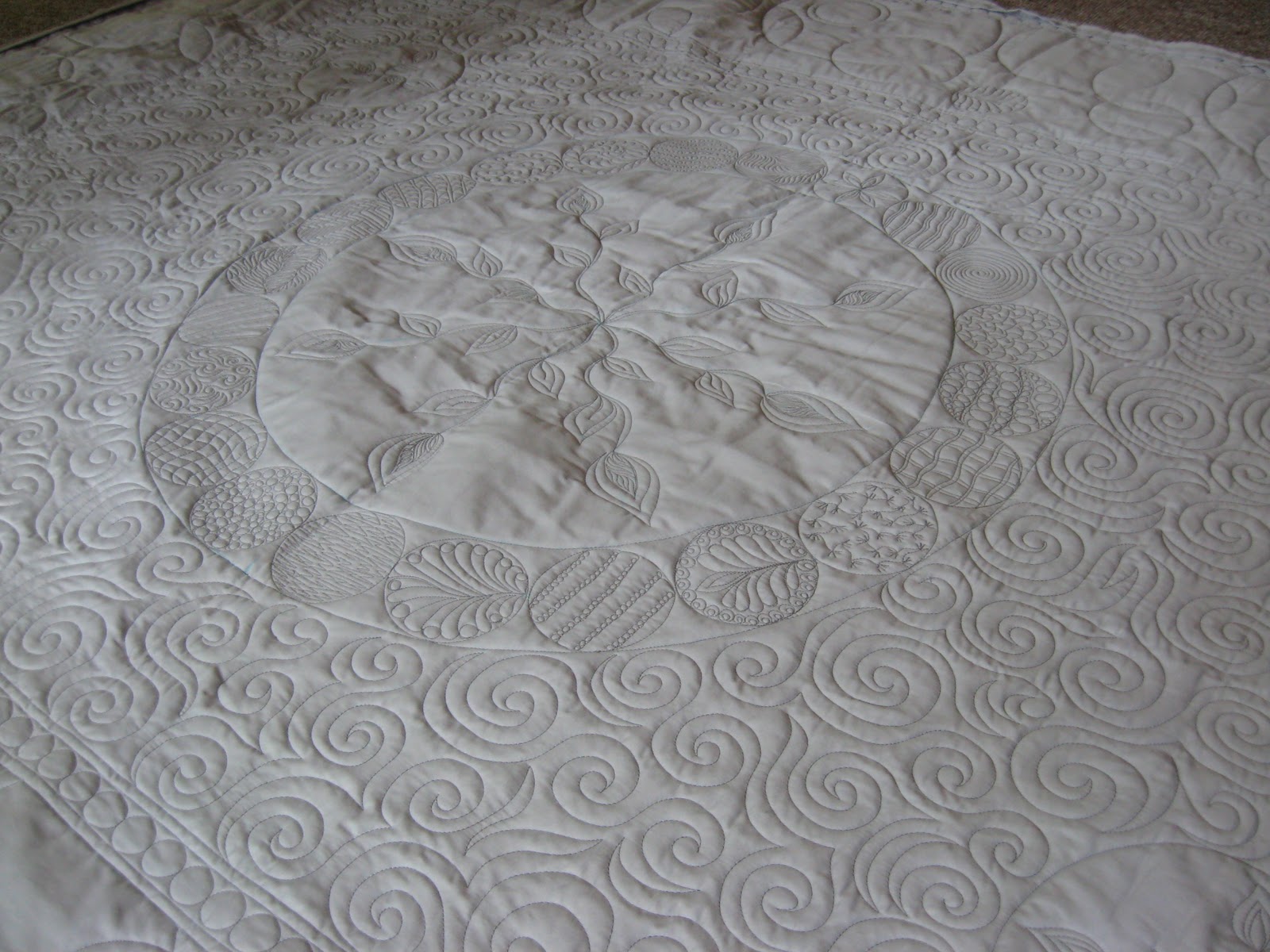 artistic quilting: Wholecloth Quilting