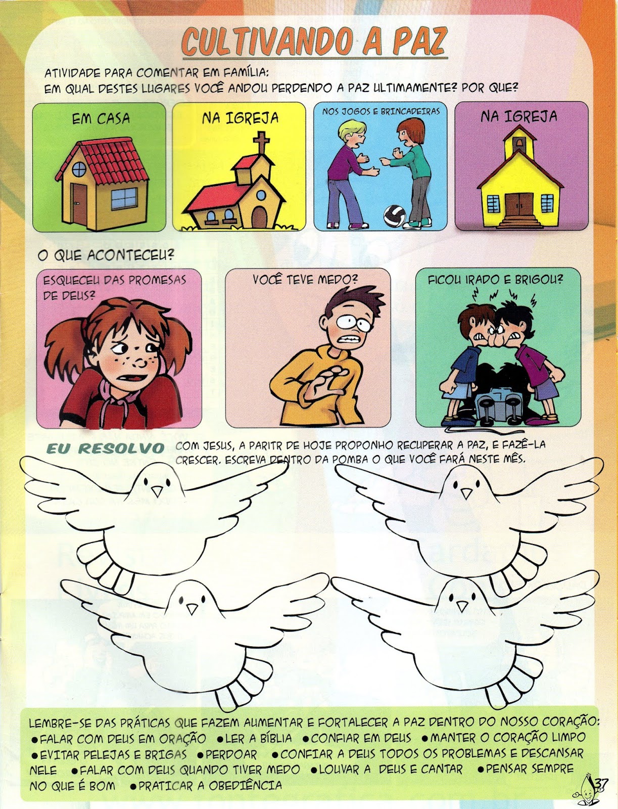 Atividade Sobre A Paz 4 Ano - REVOEDUCA