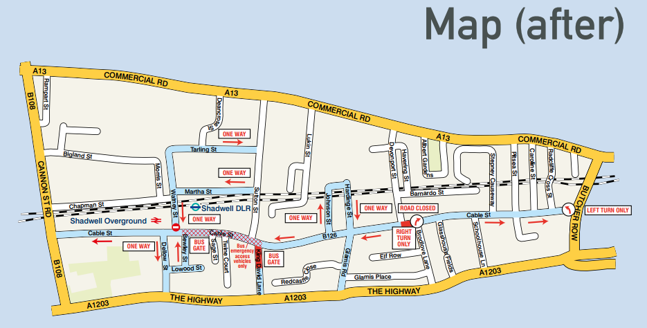 Hackney cyclist: Cable Street CS3 Consultation