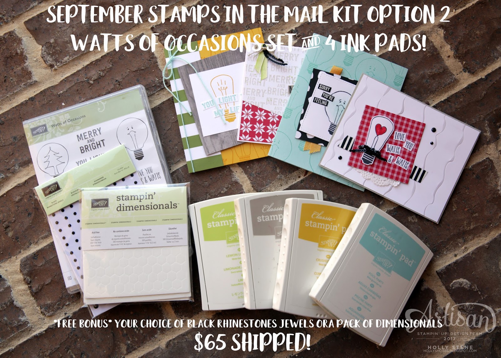 Paper Joy: September Stamps in the Mail Kit - Watts of Occasions