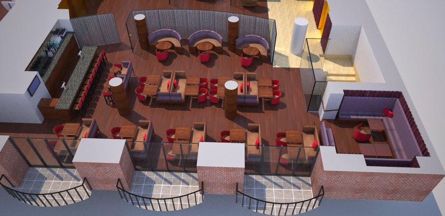 Cafe Interior Design Collections: Cafe 3D Plans Design Collections