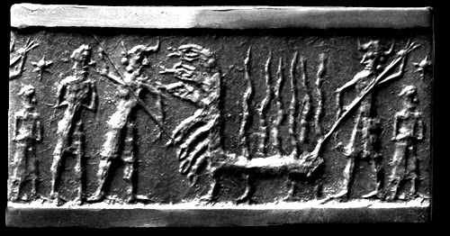 Old European culture: Seven headed dragon