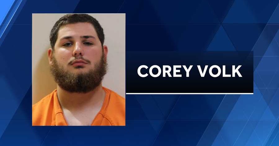 Corey Volk, 24, entered his plea on Thursday