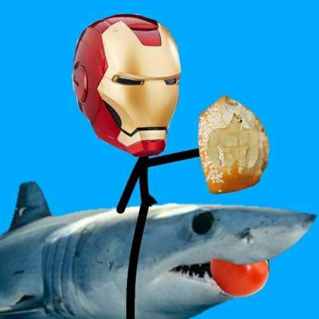 10 Meme Lucu 'Ikan Hiu Makan Tomat' Ini Anjim Banget Kocaknya