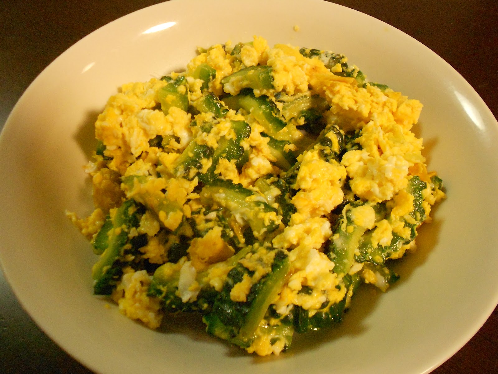 Cooking Tokyo: Stir-fried goya with eggs