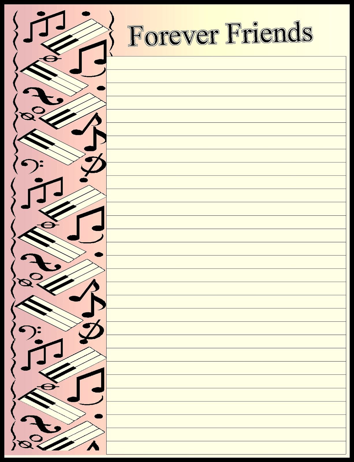 Friendship Stationary