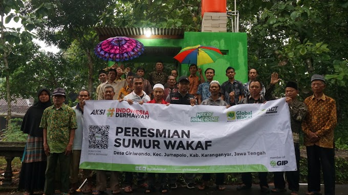 Atasi Kekeringan, ACT Solo Bantu Sumur Wakaf