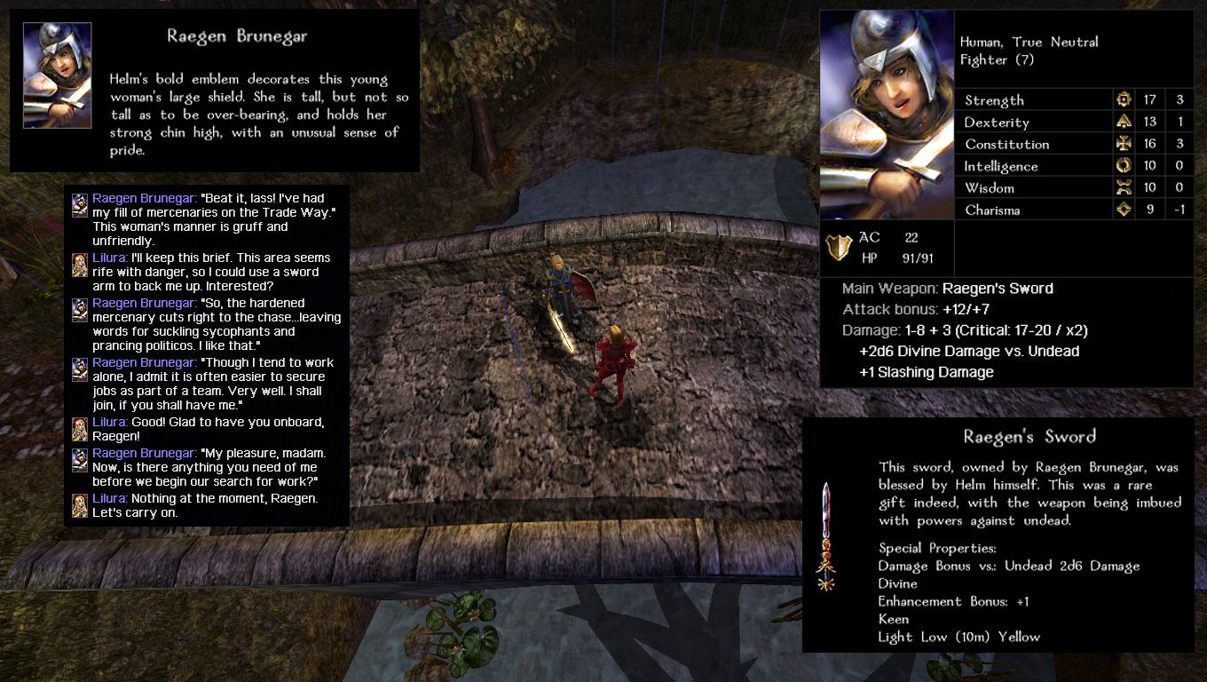 Best cRPGs: Raegen Brunegar, Darkness Over Daggerford Companion