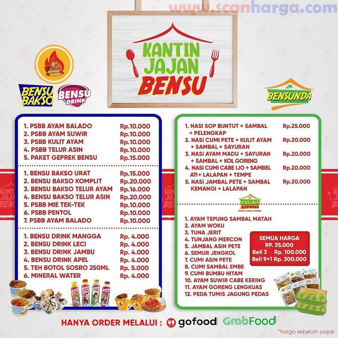 Promo Kantin Jajan Bensu Terbaru Juni 2020 - scanharga