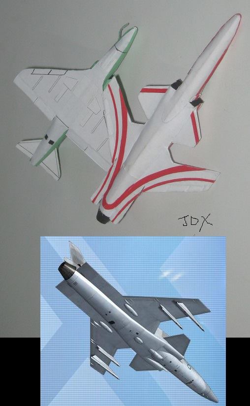 Ace Combat Model - Drawings: Grumman X-29