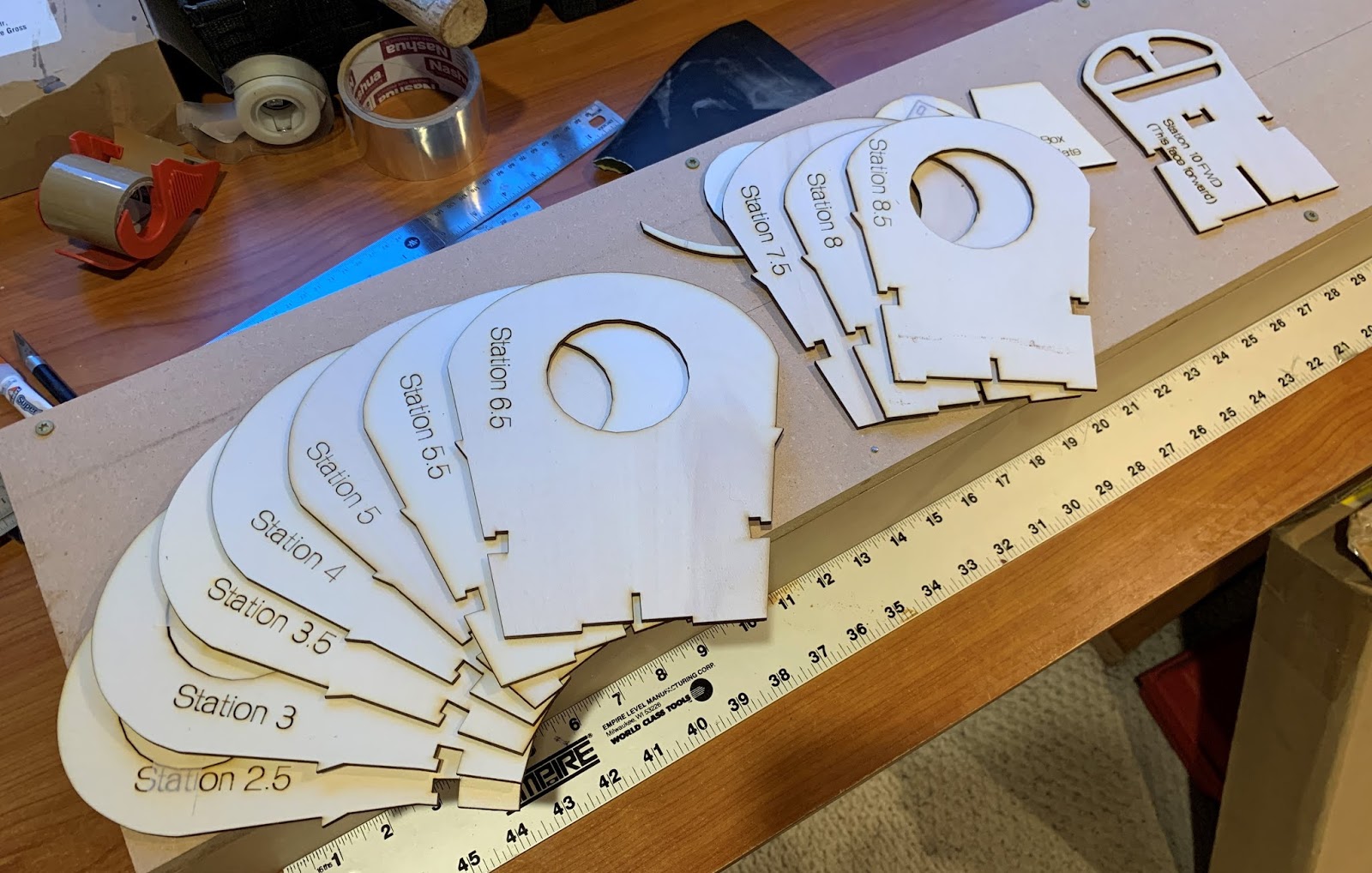 Vickers V8 IOM Laser Cut Frames