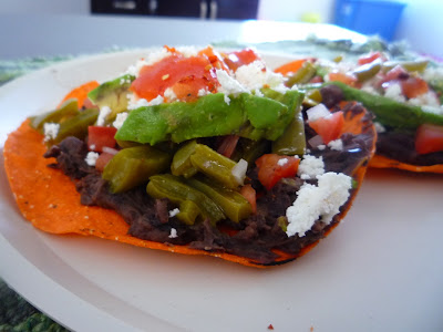 ¿Gusta Usted? Comida Casera Mexicana: RECETA DE TOSTADAS MEXICANAS ...