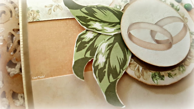 Creation with love: A wedding card with rings