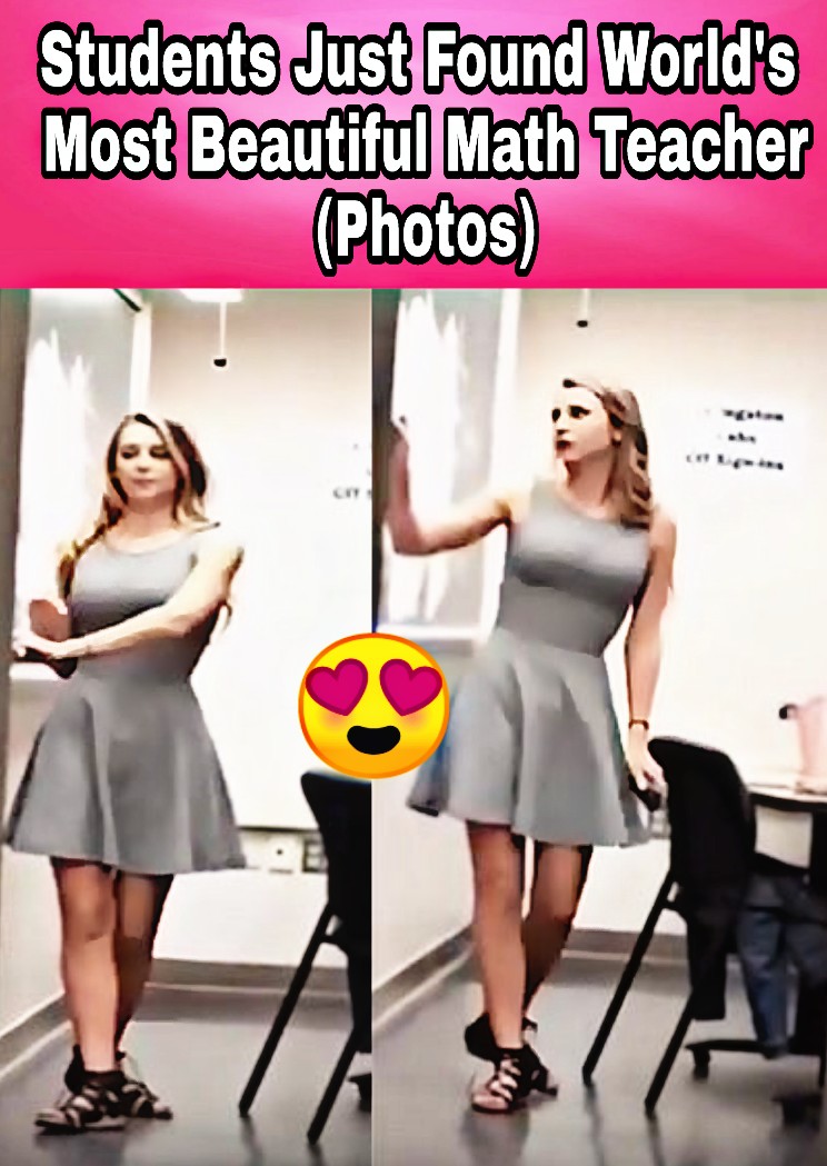 Students Just Found World's Most Beautiful Math Teacher (Photos)
