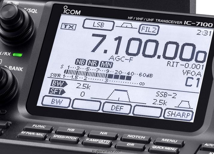 M7MCQ HAM RADIO BLOG: ICOM IC-7100 REVIEW