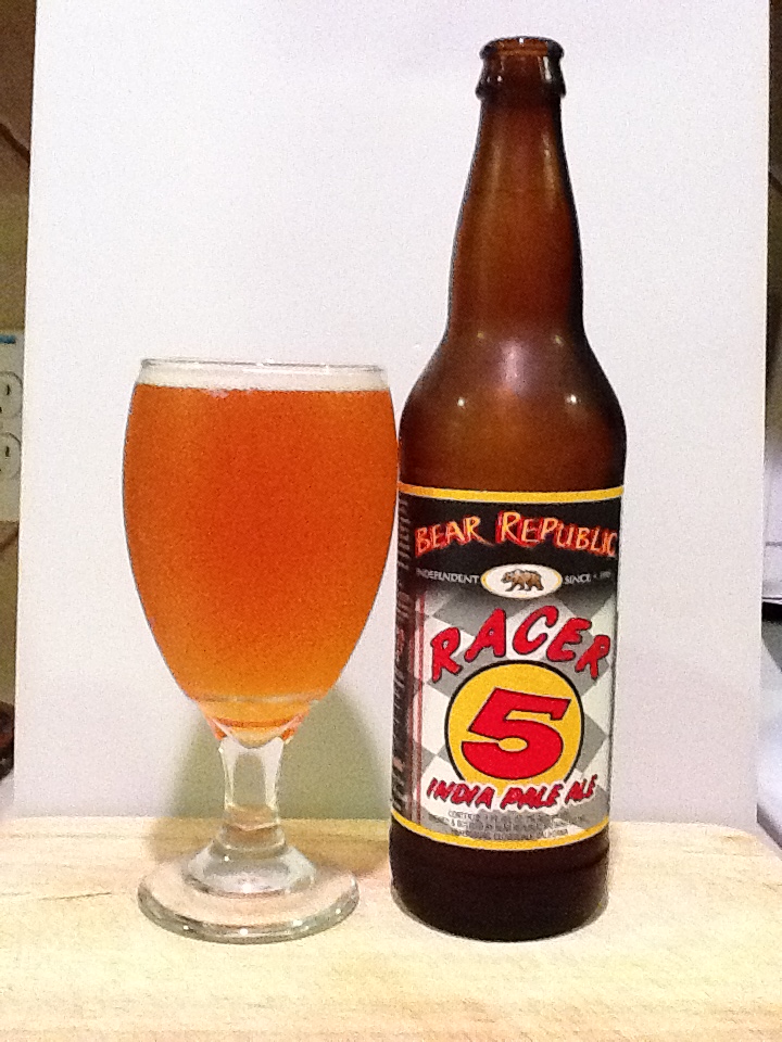 Diary of a Beer Drinker: Beer 62 - Bear Republic Racer 5 IPA