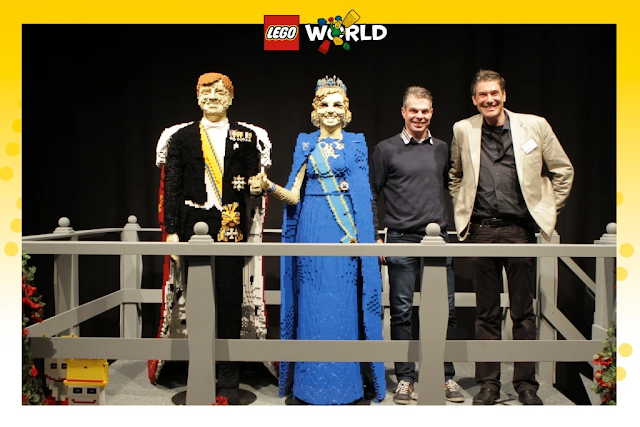 LEGO portraits Willem-Alexander and Maxima from The Netherlands ...