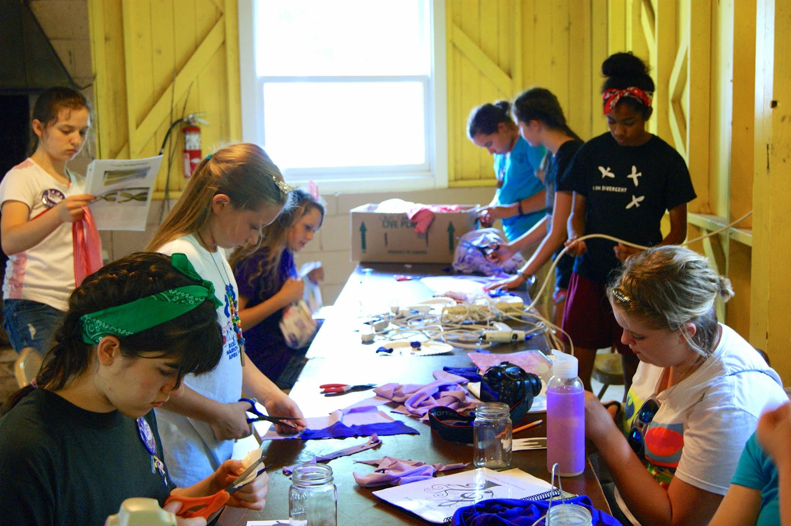 A Look at our Girl's Camp Crafts
