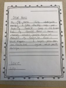 Sample Letters To Soldiers ~ Thankyou Letter
