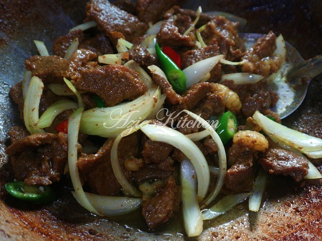 Daging Goreng Yang Sangat Sedap - Azie Kitchen