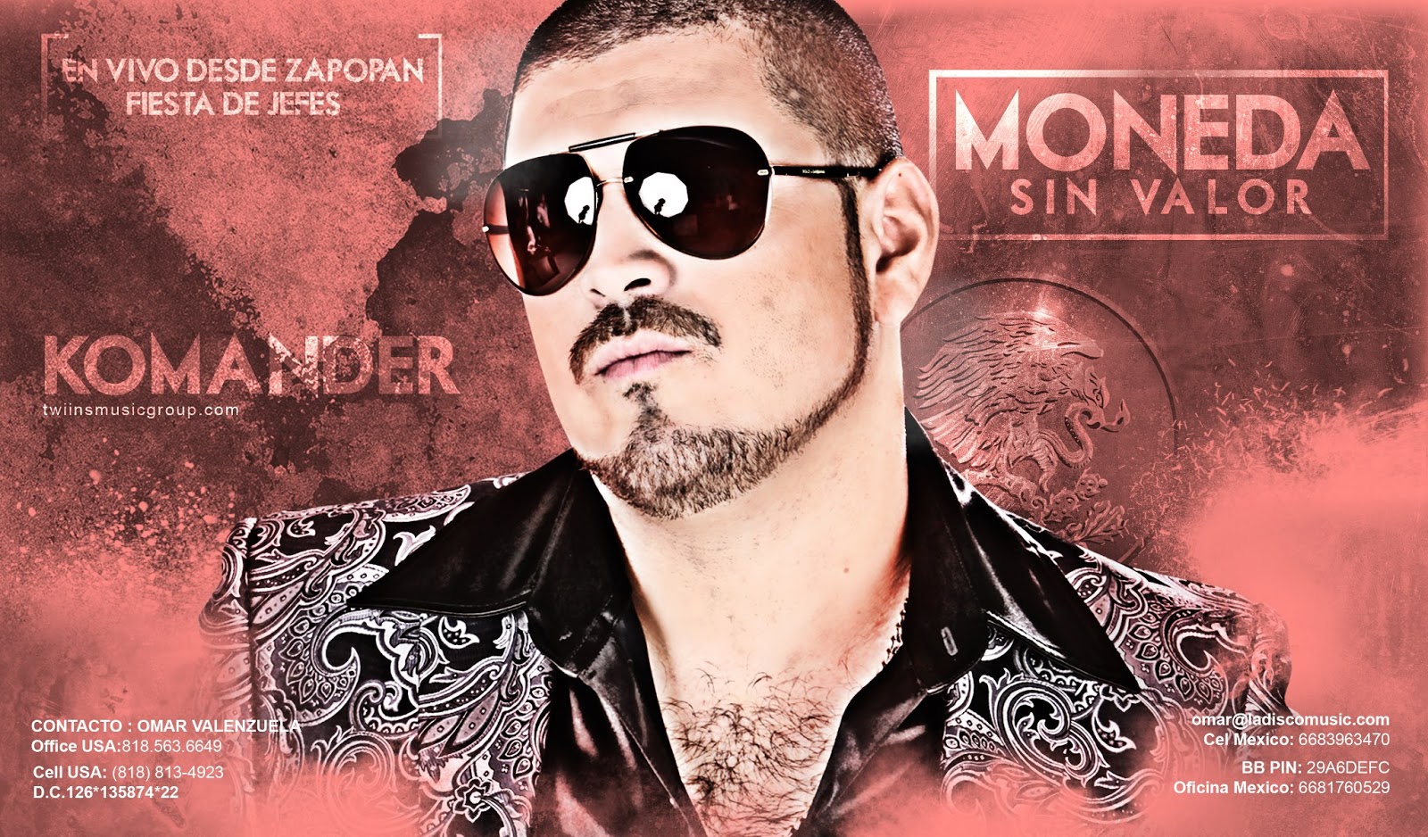 Corridos alterados: El Komander - Moneda Sin Valor (En Vivo Fiesta De ...