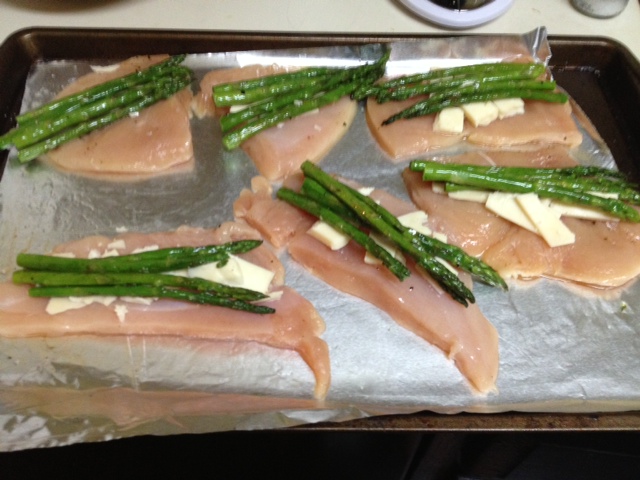 SCD Yums: SCD Asparagus Chicken Wrap Ups