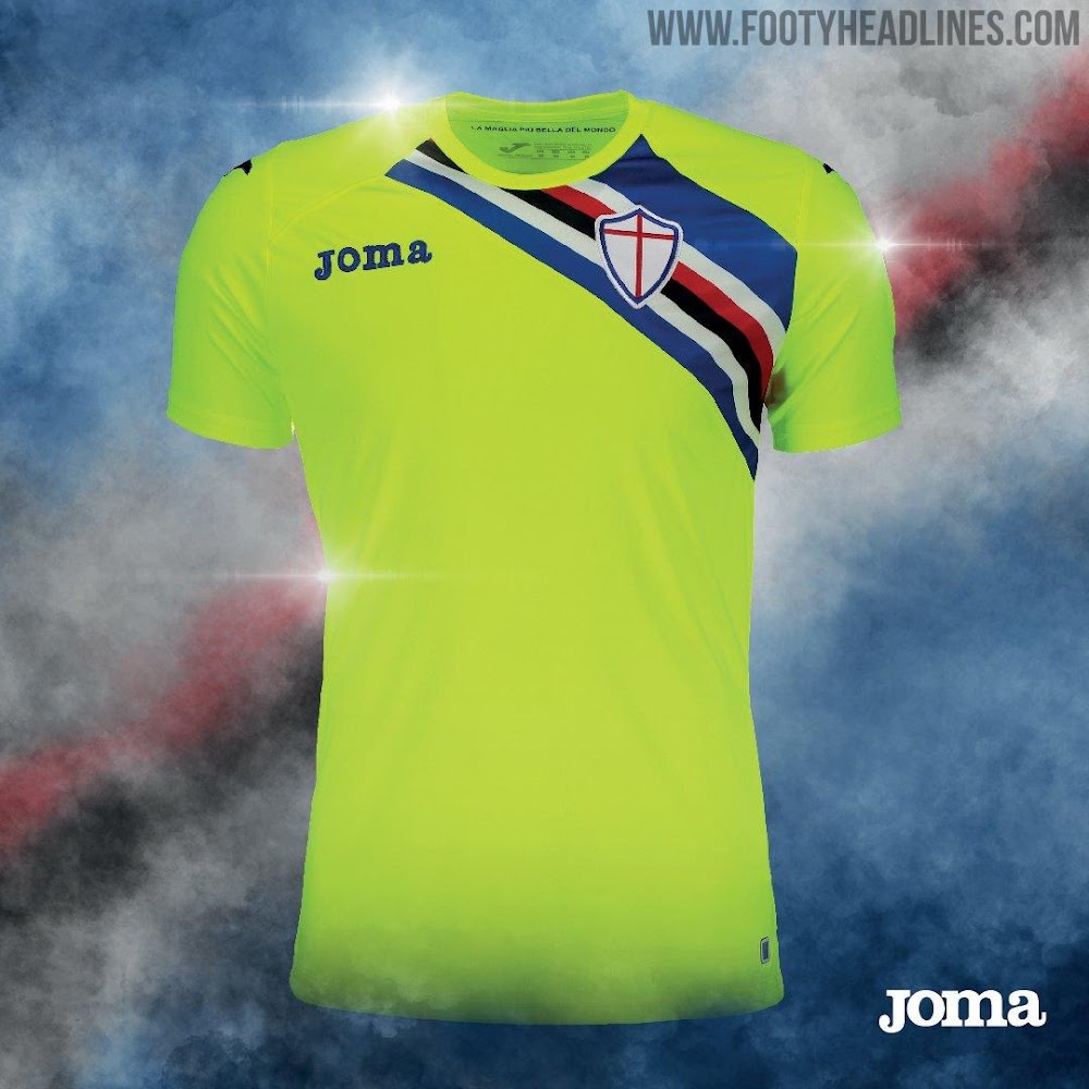 Sampdoria 18-19 Home, Away & Third Kits Revealed - Footy Headlines
