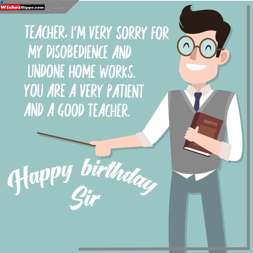 Birthday Wishes For Maths Teacher
