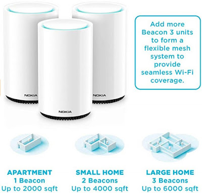 Nokia WiFi Beacon 3 Mesh Router System
