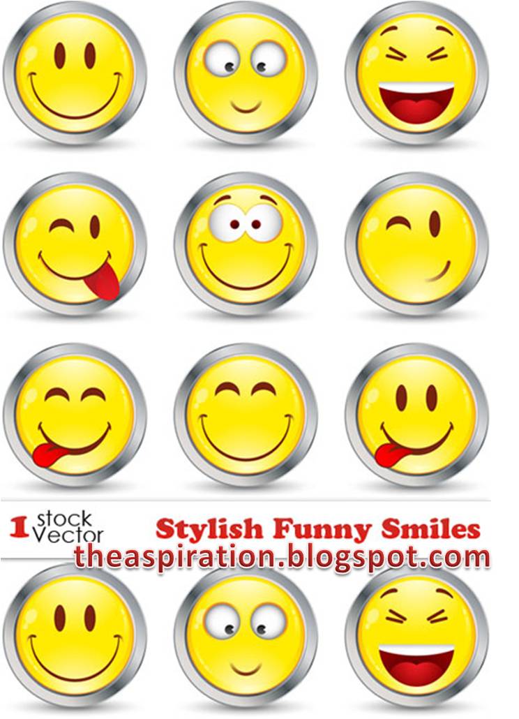 theaspiration: Stylish Funny Smiles Vector