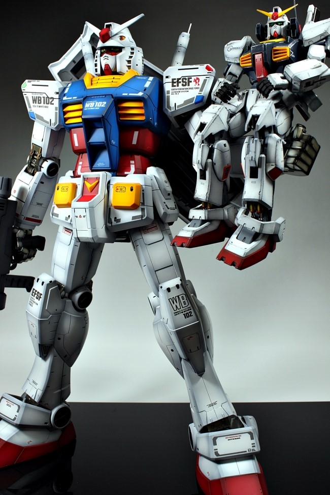 GUNDAM GUY: Mega Size 1/48 RX-78-2 Gundam - Painted Build