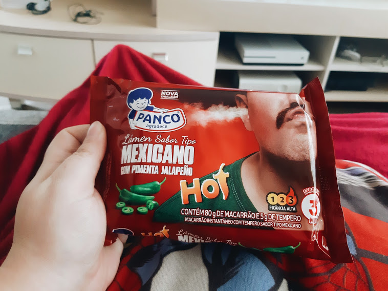 Hora da Guloseima! - Miojo Panco sabor Mexicano com Pimenta Jalapeño