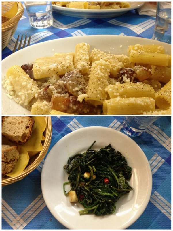 Sunshine, Pasta and Books {Da Enzo + Rome}