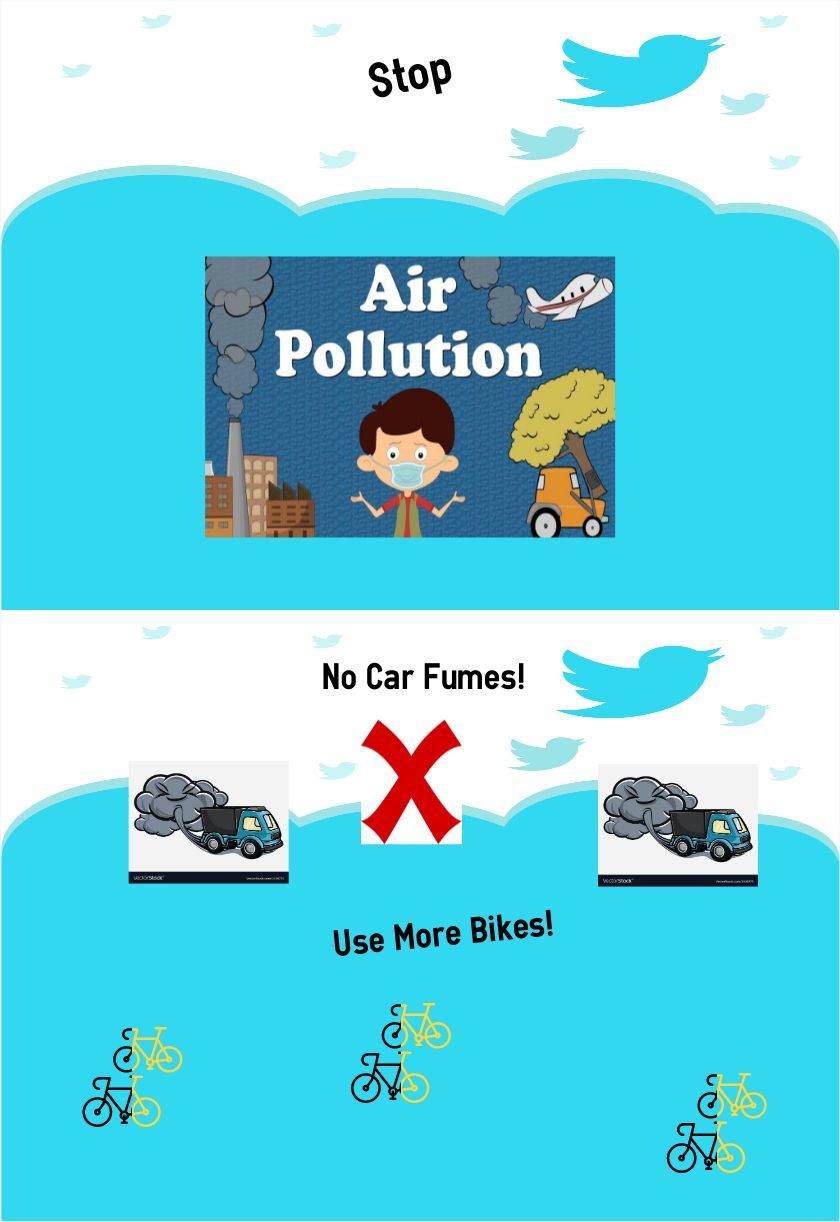posters - no air pollution