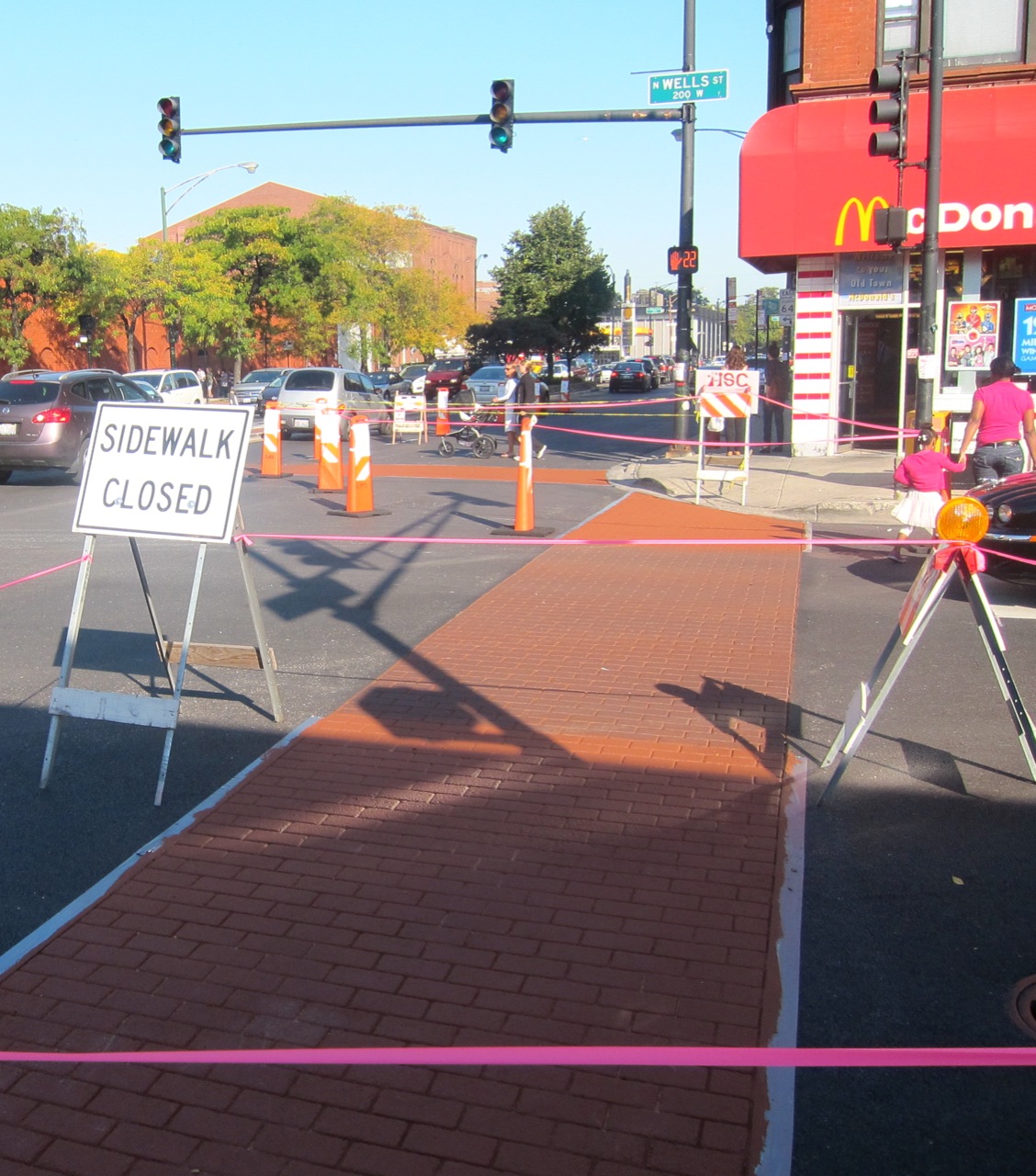 Bike Walk Lincoln Park: Crosswalks, salt, signs and inspiration