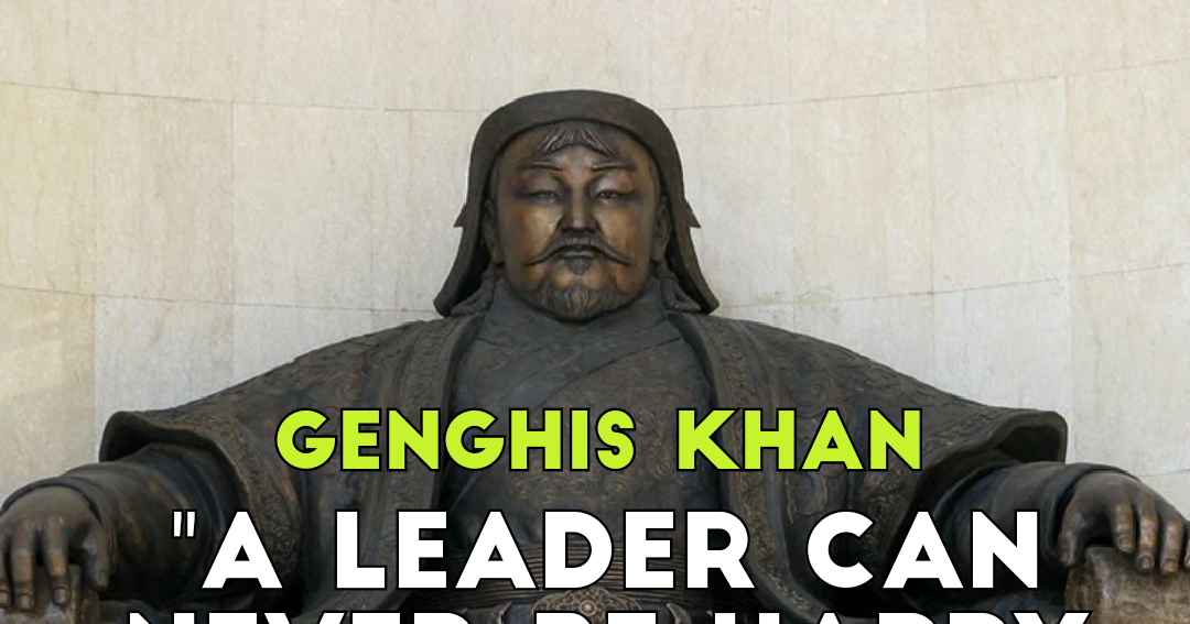 The World Best Quotes: "A leader can never be happy until his people ...