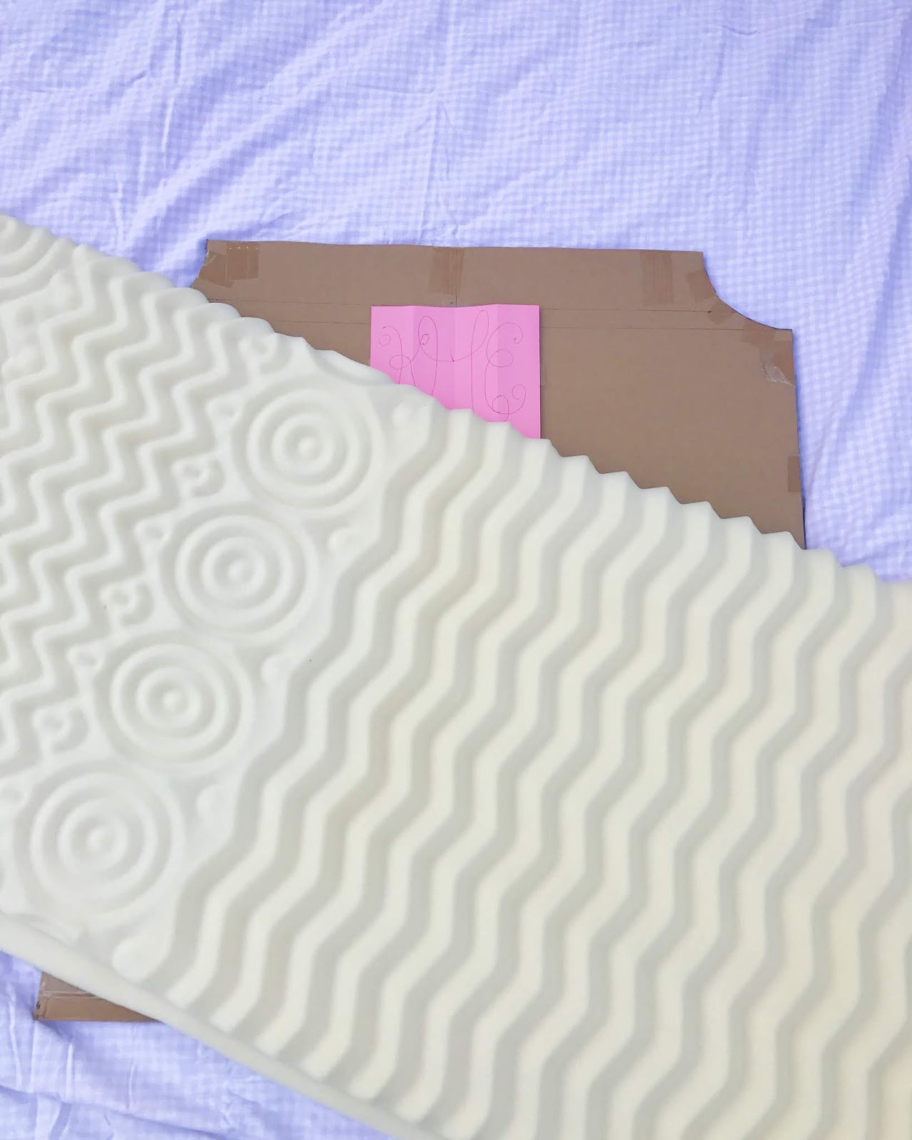 Freshman 15: DIY Dorm Headboard | Let's Get Preppy