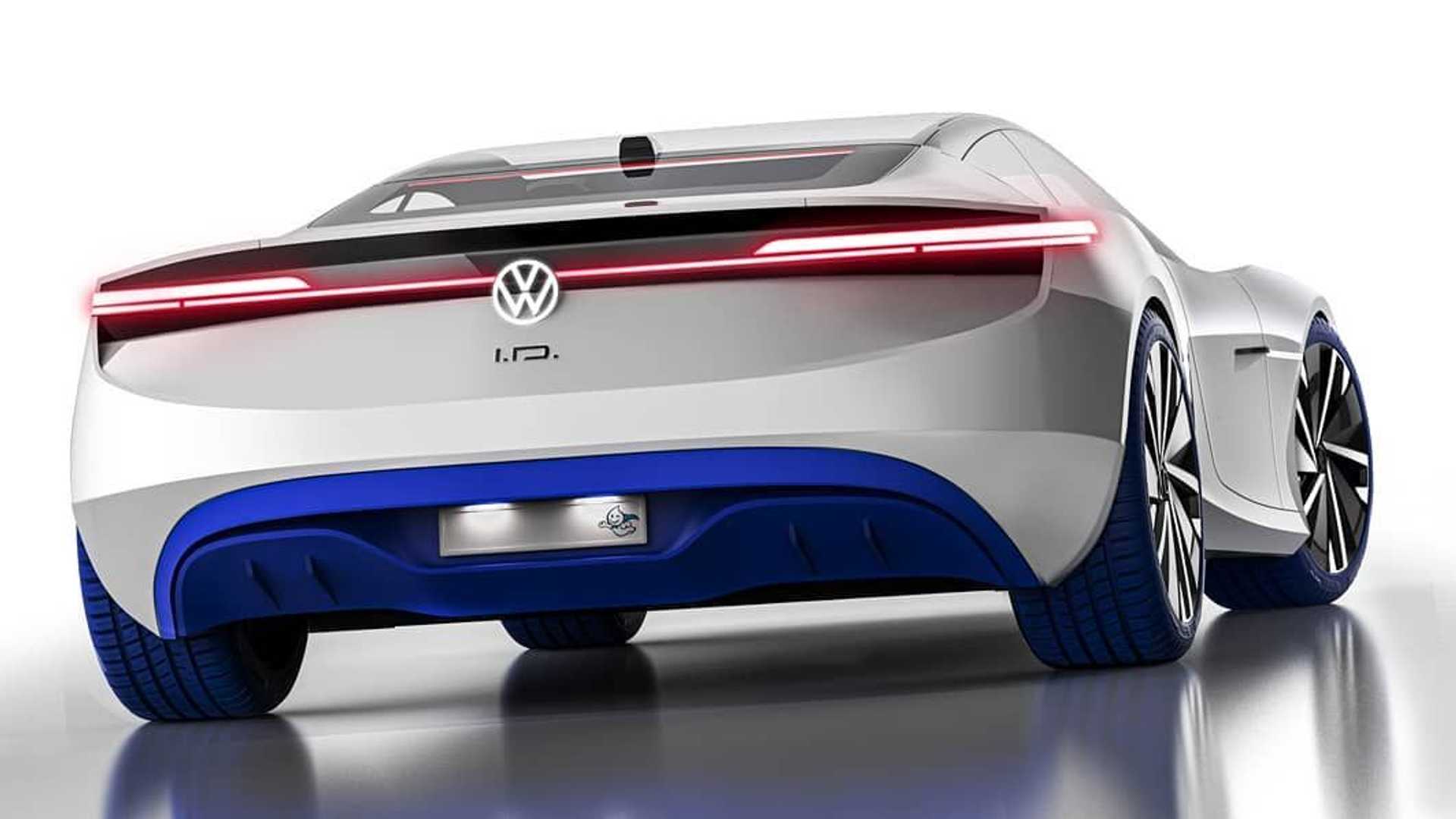 VW ID electric supercar rendering would be sweet if turned real