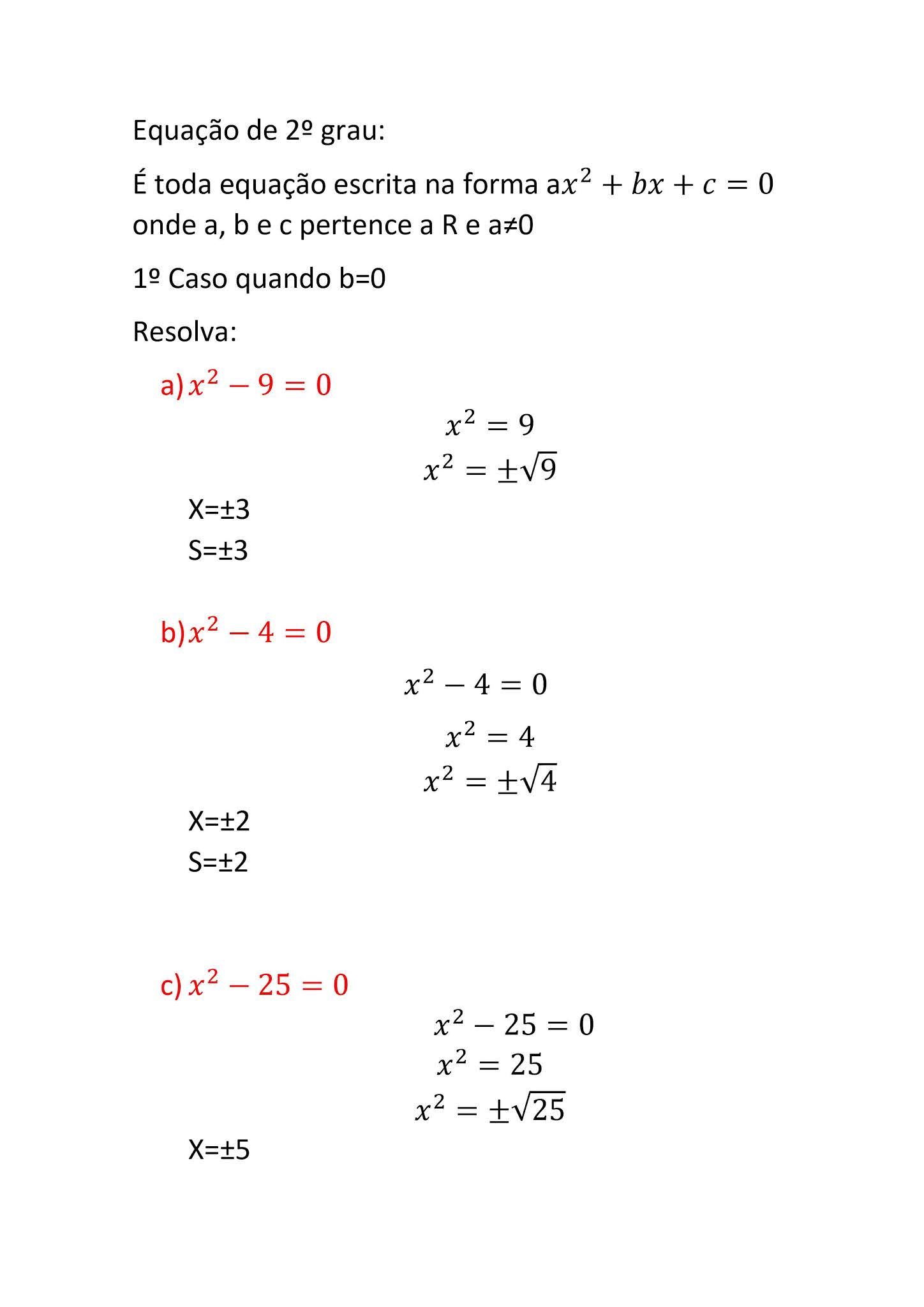 Questões De Equação Do Segundo Grau - LIBRAIN