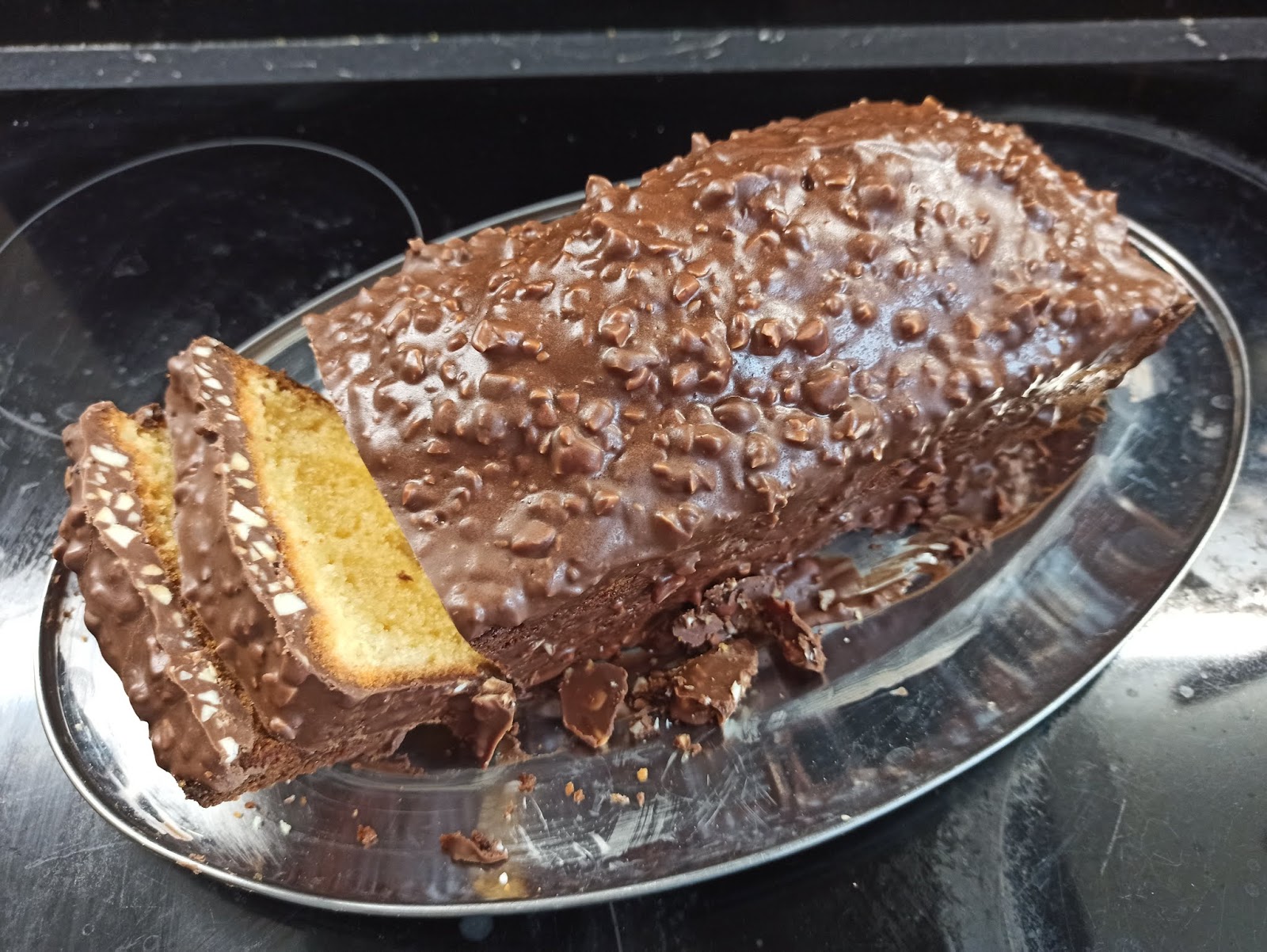 Cake glaçage Rocher Amandes façon Cyril Lignac