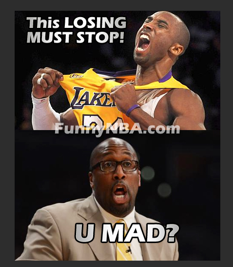 Kobe Bryant and Mike Brown on Losing Streak | NBA FUNNY MOMENTS