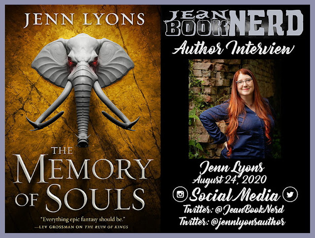 Jenn Lyons Interview - The Memory of Souls ~ JeanBookNerd